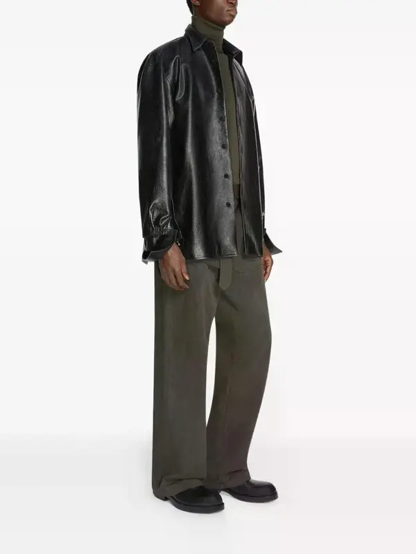 Dries Van Noten Leather Shirt