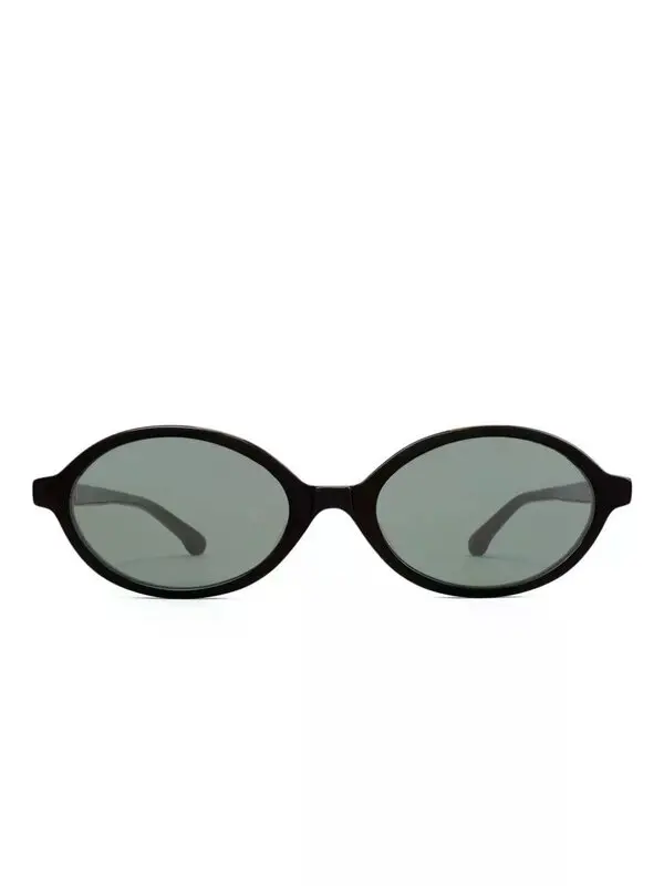 SPORTY & RICH Oval-frame Sunglasses - Black
