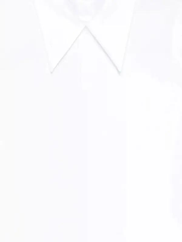 TELA Sleeveless Pointed-collar Top