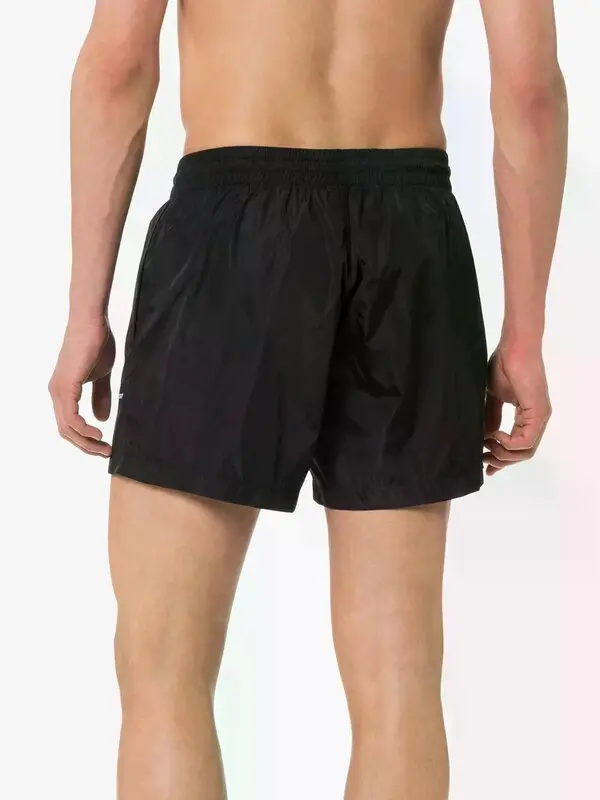 Off-White Logo Swim Shorts - Black