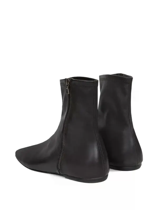 Dries Van Noten Zip-fastening Leather Boots - Black