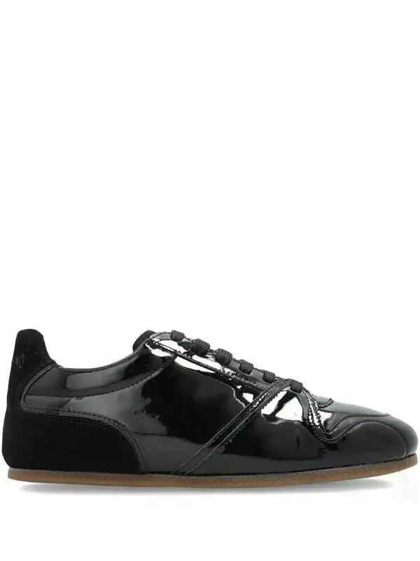 Moschino Patent-leather Low-top Sneakers