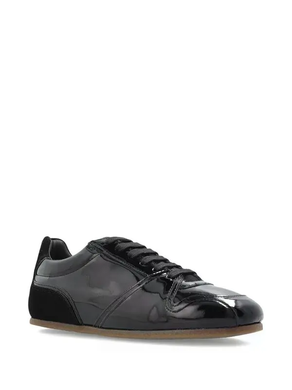 Moschino Patent-leather Low-top Sneakers