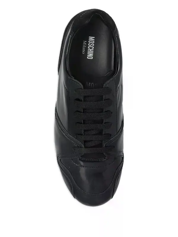 Moschino Patent-leather Low-top Sneakers