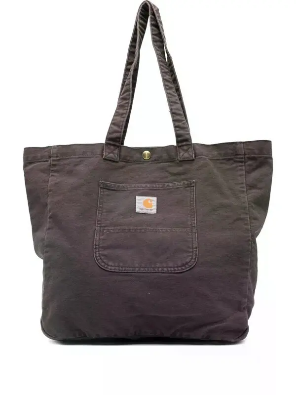 Carhartt Work In Progress Bayfield Pocket-detail Tote Bag - Brown