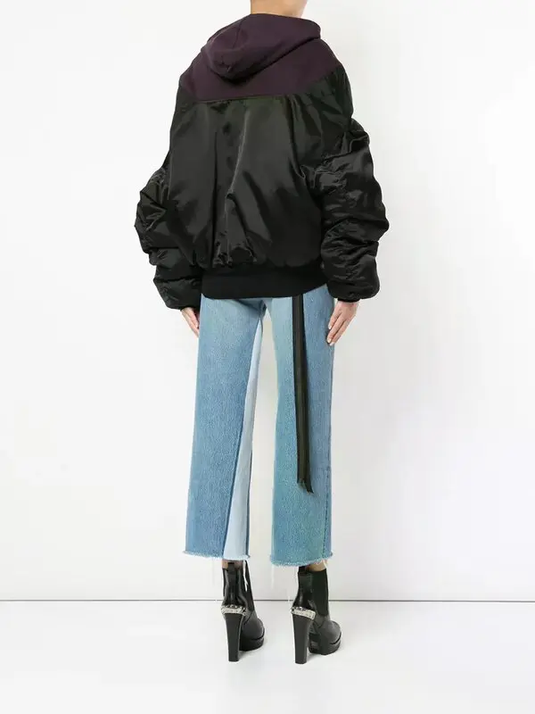 BEN TAVERNITI UNRAVEL PROJECT Oversized Hooded Bomber Jacket