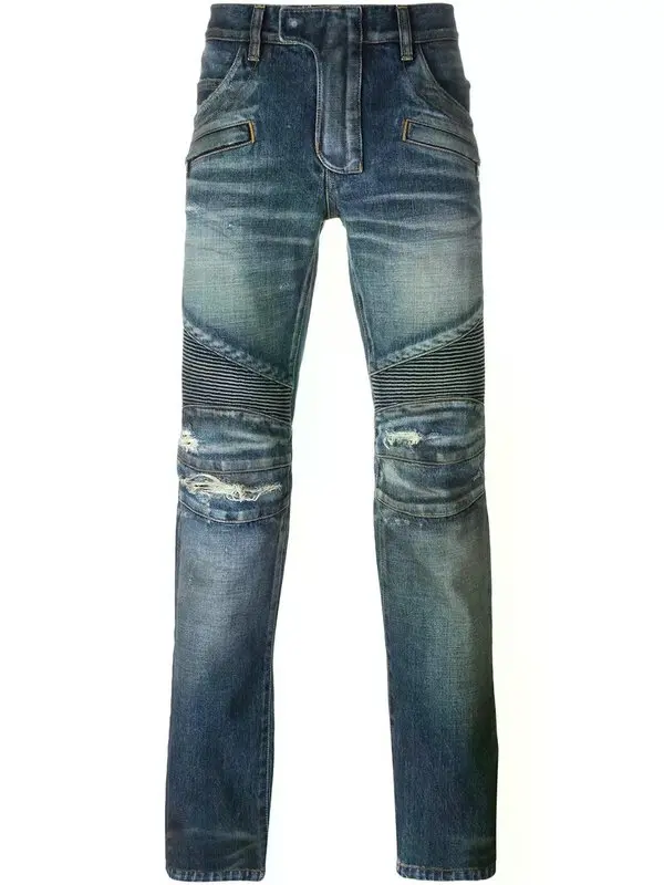 Balmain Biker Jeans - Blue
