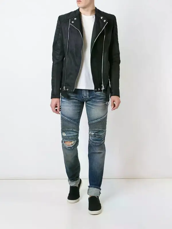 Balmain Biker Jeans - Blue