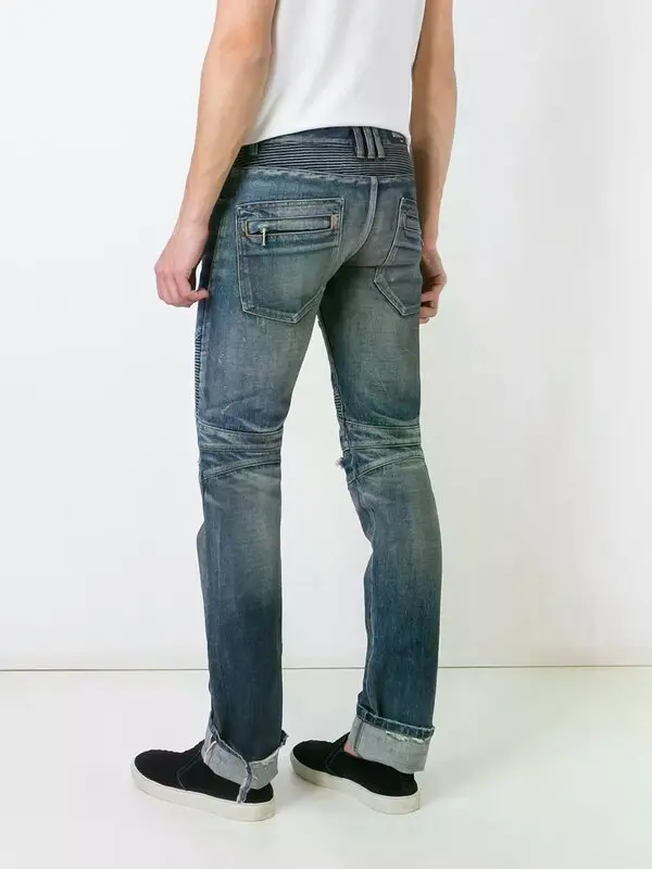 Balmain Biker Jeans - Blue