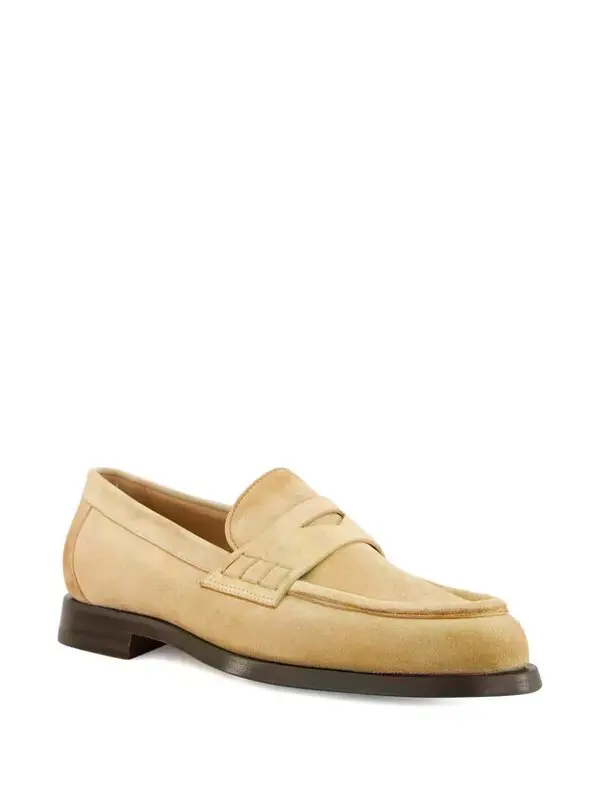 Santoni Penny Loafers
