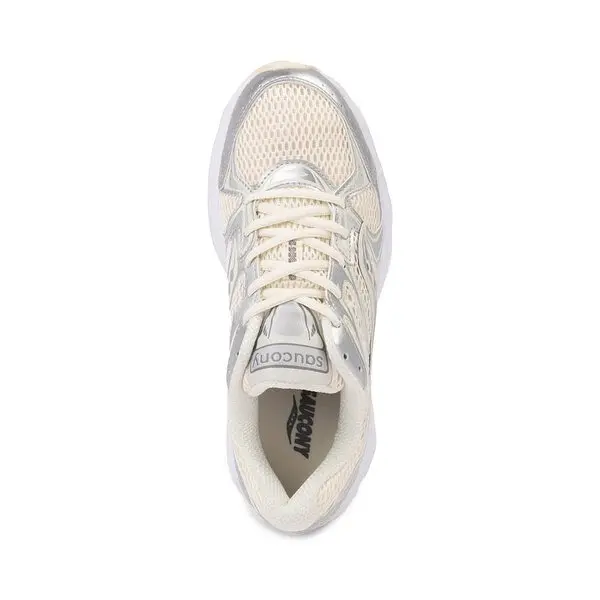 Saucony Ride Millennium Athletic Shoe - Cream/silver