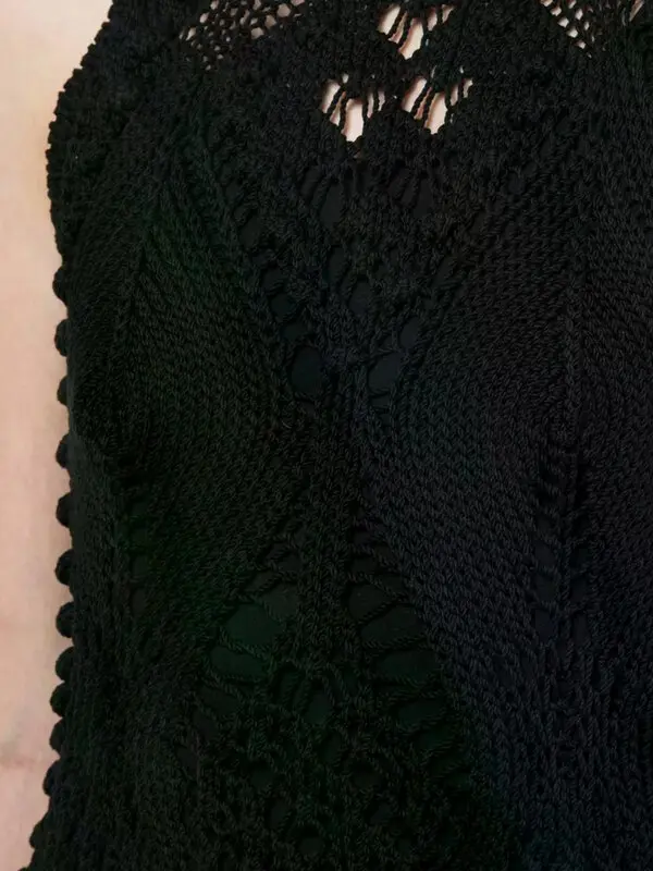 Balmain Long Crochet Dress