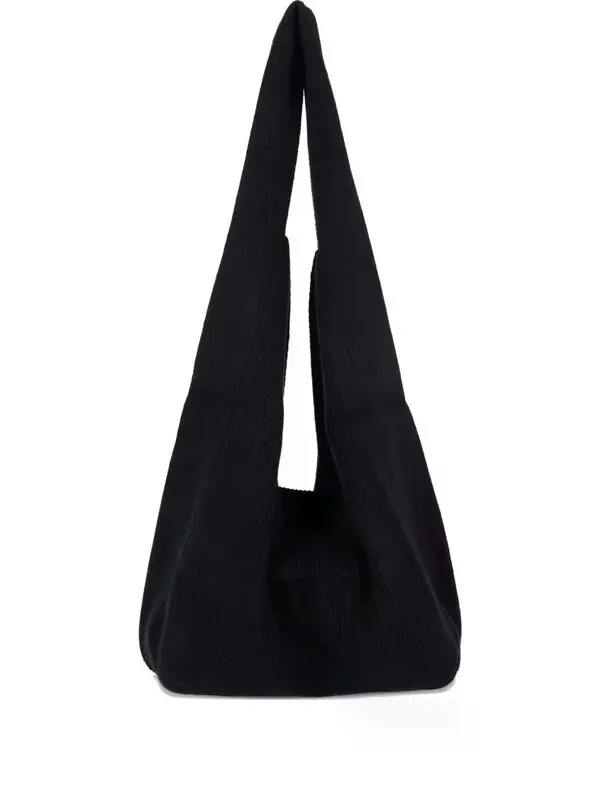 AYA MUSE Ribbed-knit Shoulder Bag - Black