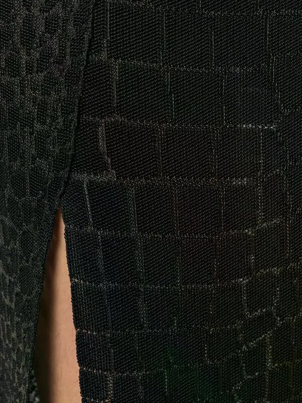 Balmain Crocodile Effect Gown