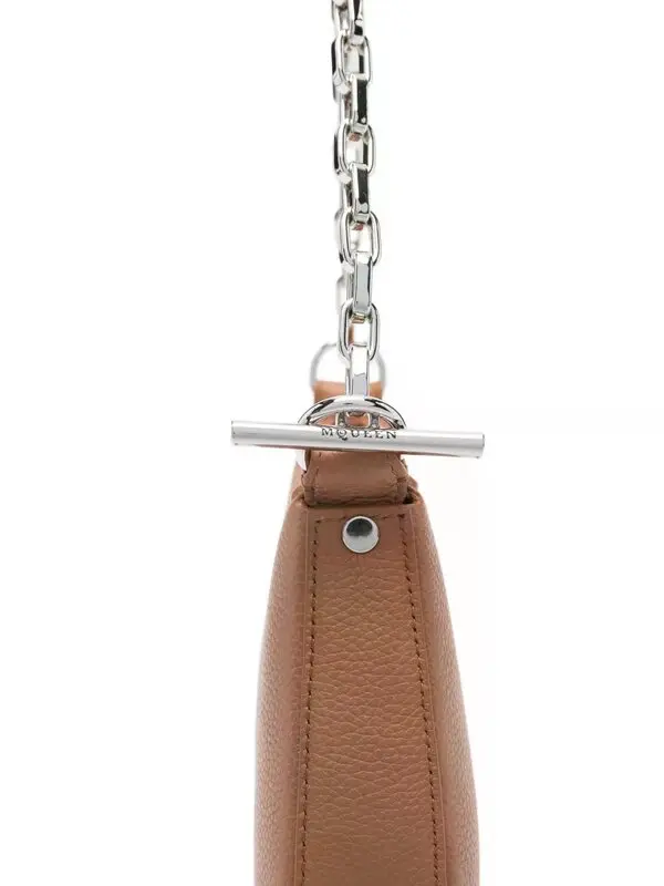 Alexander McQueen Mini T-bar Chain-strap Shoulder Bag - Brown