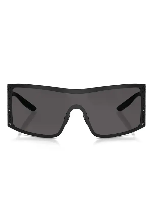 Dolce & Gabbana Shield-frame Sunglasses - Black