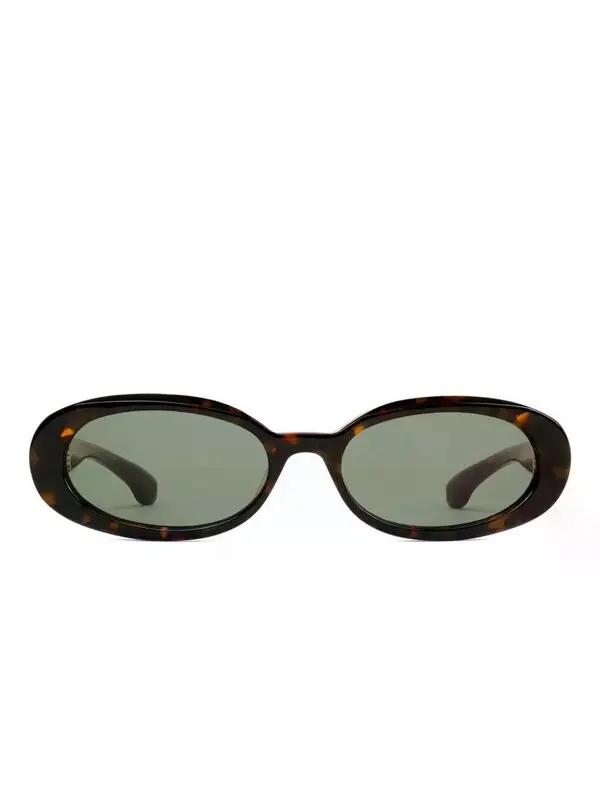 SPORTY & RICH Oval-frame Sunglasses - Brown