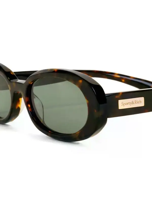 SPORTY & RICH Oval-frame Sunglasses