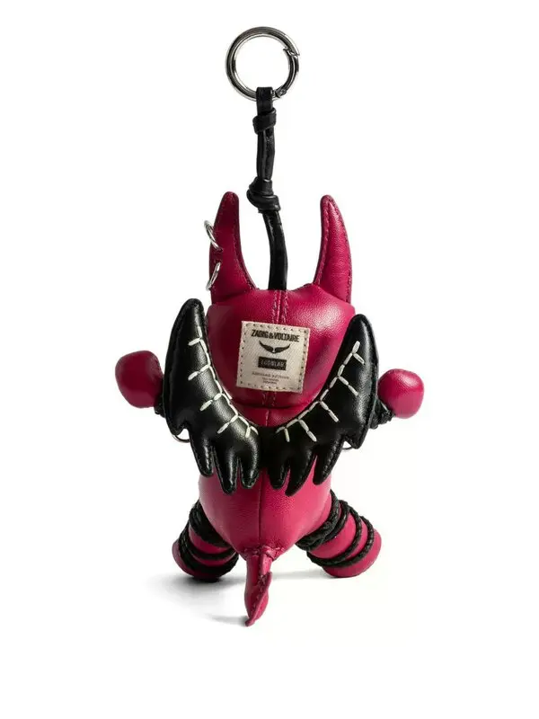 Zadig&Voltaire Devil-wings Leather Keyring