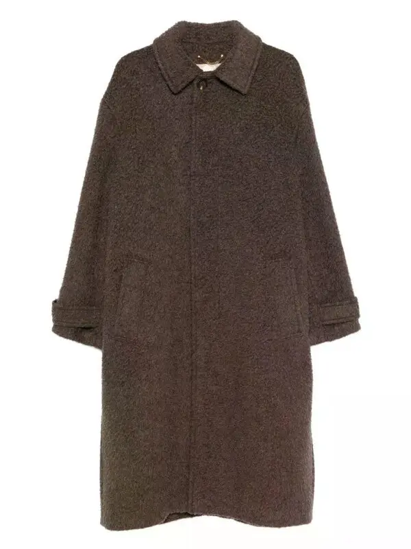 GOLDEN GOOSE Buttoned Pocket Coat - Neutrals