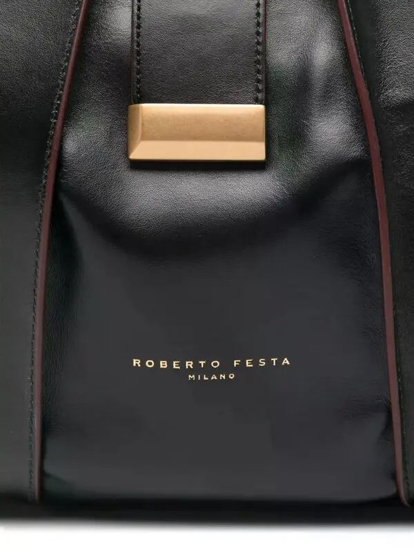 Roberto Festa Medium Eloise Leather Shoulder Bag