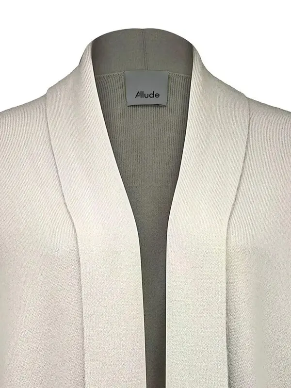 ALLUDE Patch-pocket Knit Coat