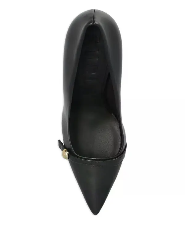 Furla 100mm Leather Heeled Pumps - Black