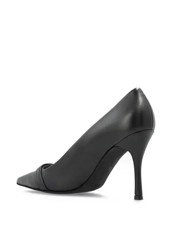 Furla 100mm Leather Heeled Pumps - Black