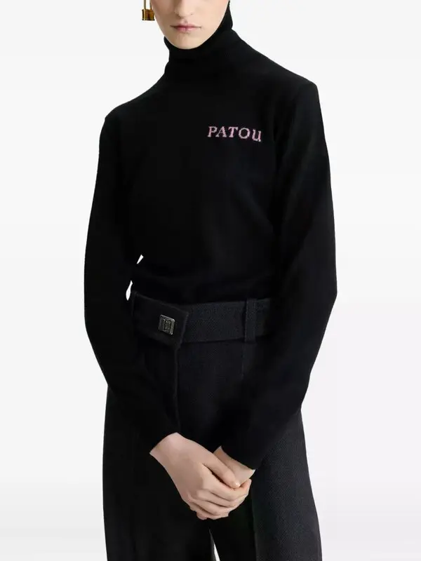 PATOU Intarsia Turtleneck Jumper