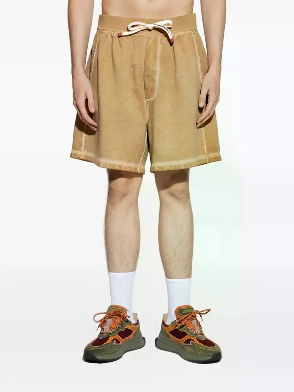 Dsquared2 Drawstring Cotton Track Shorts