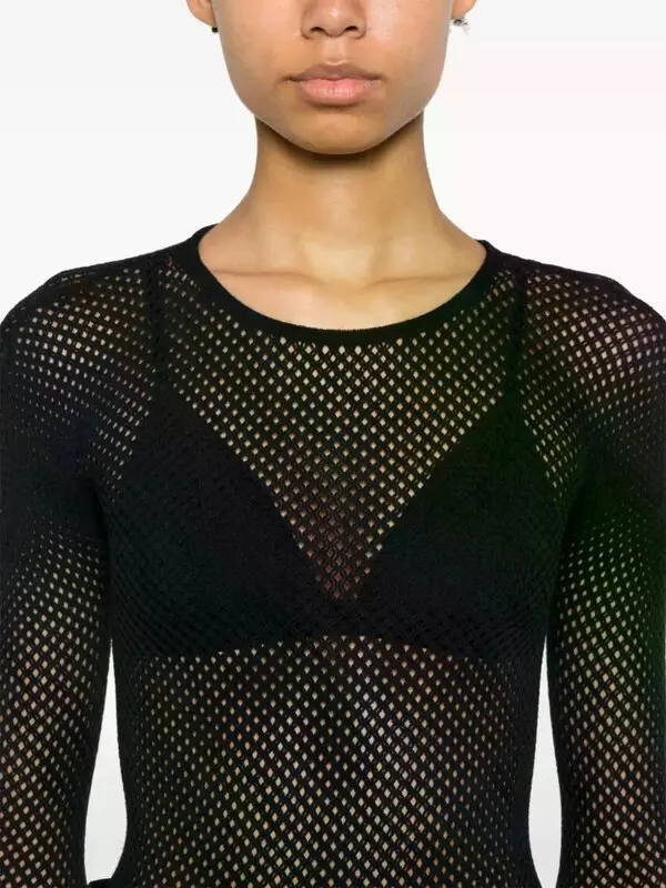 Wardrobe.NYC X Rhw Web Bodysuit - Black