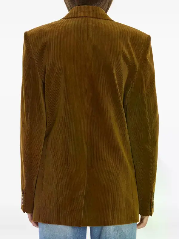 Saint Laurent Corduroy Double-breasted Blazer