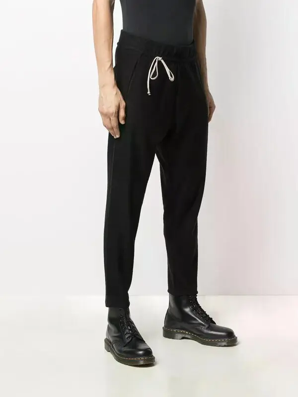 DANIEL ANDRESEN Cropped Track Pants - Black