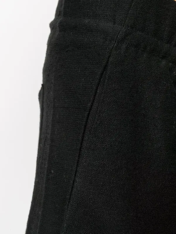 DANIEL ANDRESEN Cropped Track Pants - Black
