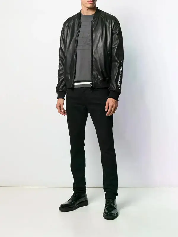 Emporio Armani Logo Embroidered Sweater