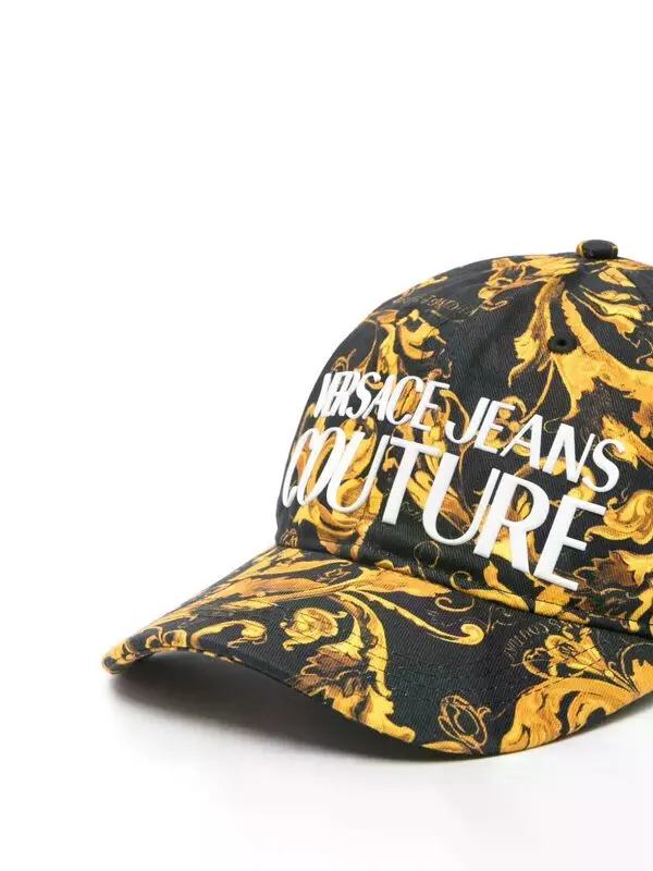 Versace Baroque-print Cap