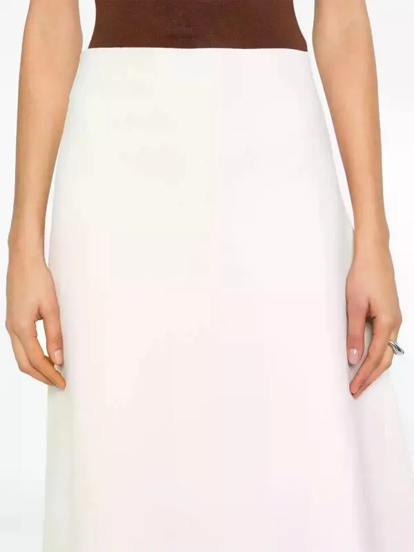 JIL SANDER Asymmetric Midi Skirt