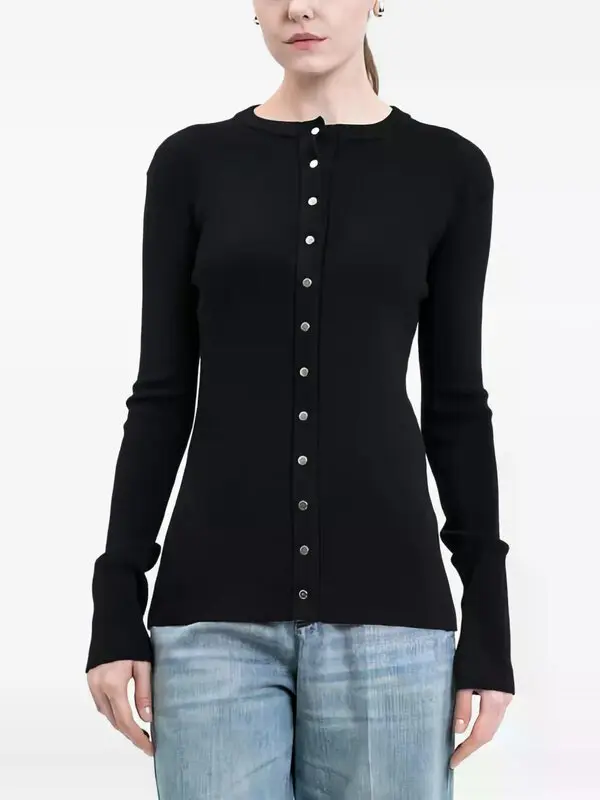 JIL SANDER Ribbed Front-button Cardigan