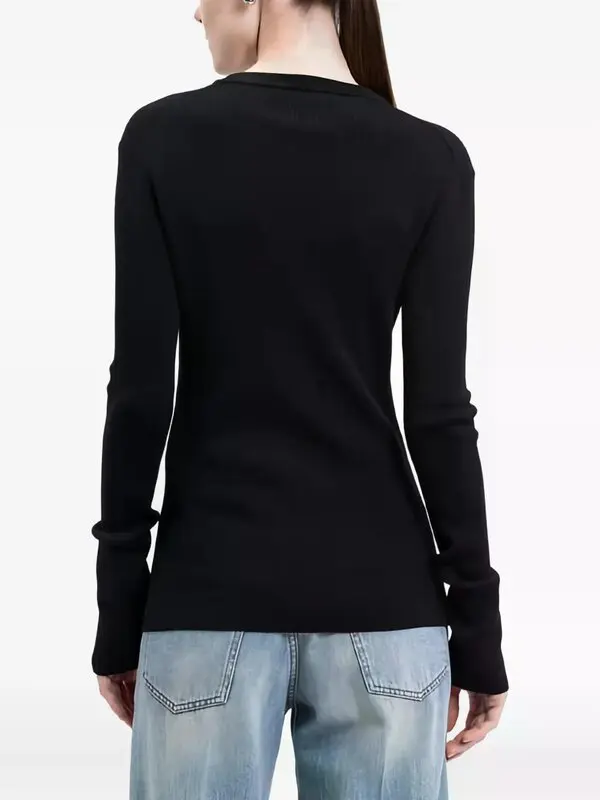 JIL SANDER Ribbed Front-button Cardigan