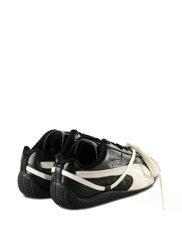 PUMA Speedcat Leather Lace-up Sneakers - Black