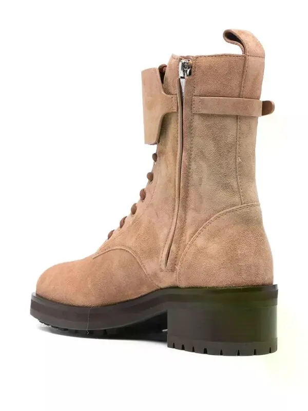 JIMMY CHOO Rosabel Lace-up Boots - Brown