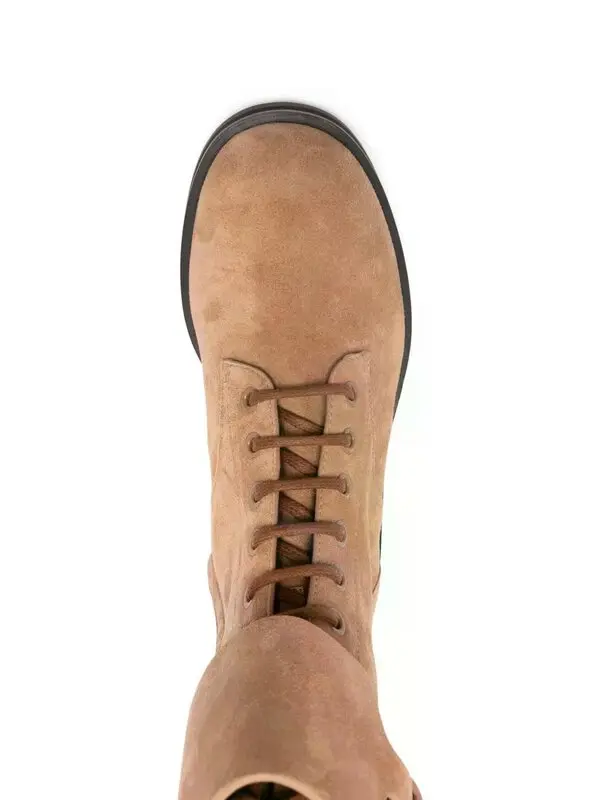 JIMMY CHOO Rosabel Lace-up Boots - Brown