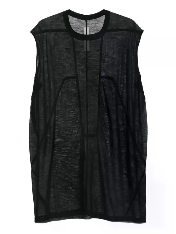 Rick Owens Sleeveless Tank Top - Black