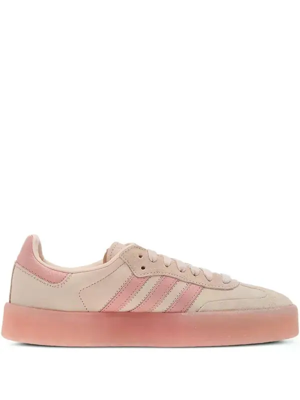 Adidas Sambae Three-stripe Sneakers - Pink