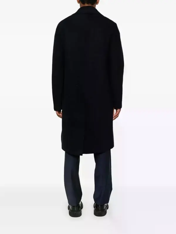 Harris Wharf London Double-breasted Wool Coat - Blue