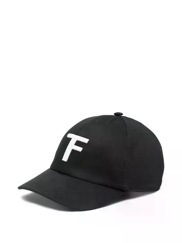 TOM FORD Logo-embroidered Cap - Black