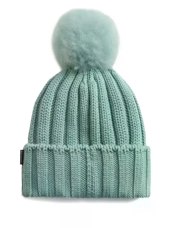 Woolrich Ribbed Knit Beanie - Blue