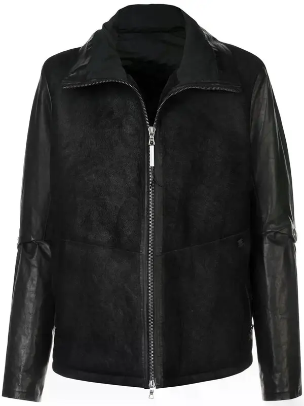 ISAAC SELLAM EXPERIENCE Down Lined Leather Jacket