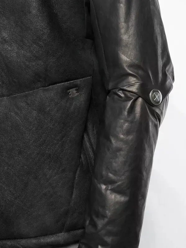 ISAAC SELLAM EXPERIENCE Down Lined Leather Jacket