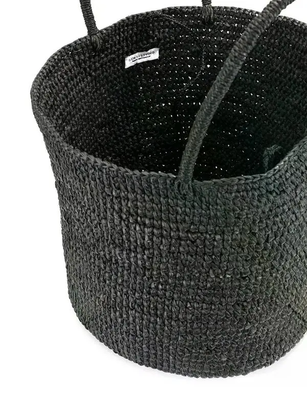 SENSI STUDIO Woven Maxi Tote Bag